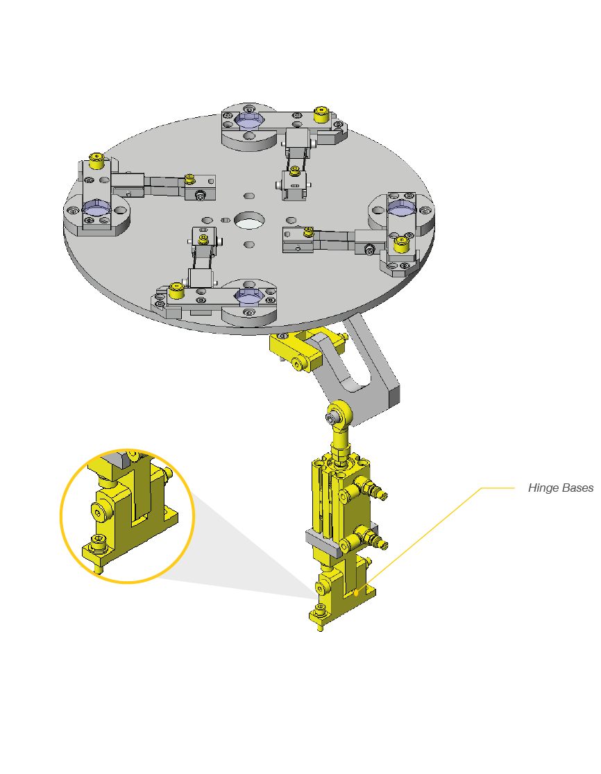 Hinge Bases Plates & Bolts - MISUMI México