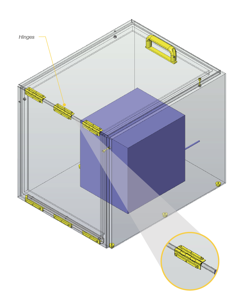 Damper Torque Rotary Spring Double Action Hinges - MISUMI México
